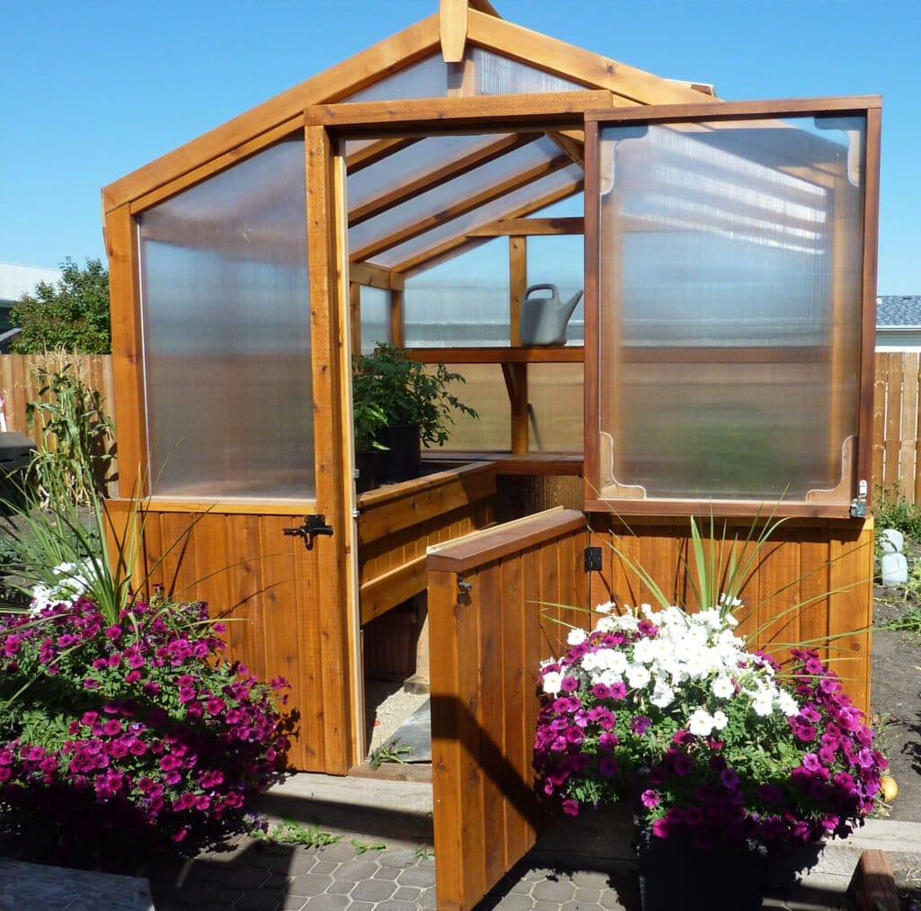 Enhance Your Garden with a Cedar Greenhouse Kit