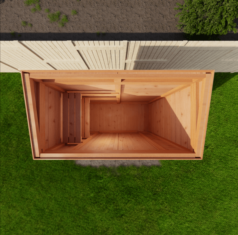 Premium 6×3 Western Red Cedar Outdoor Storage Shed