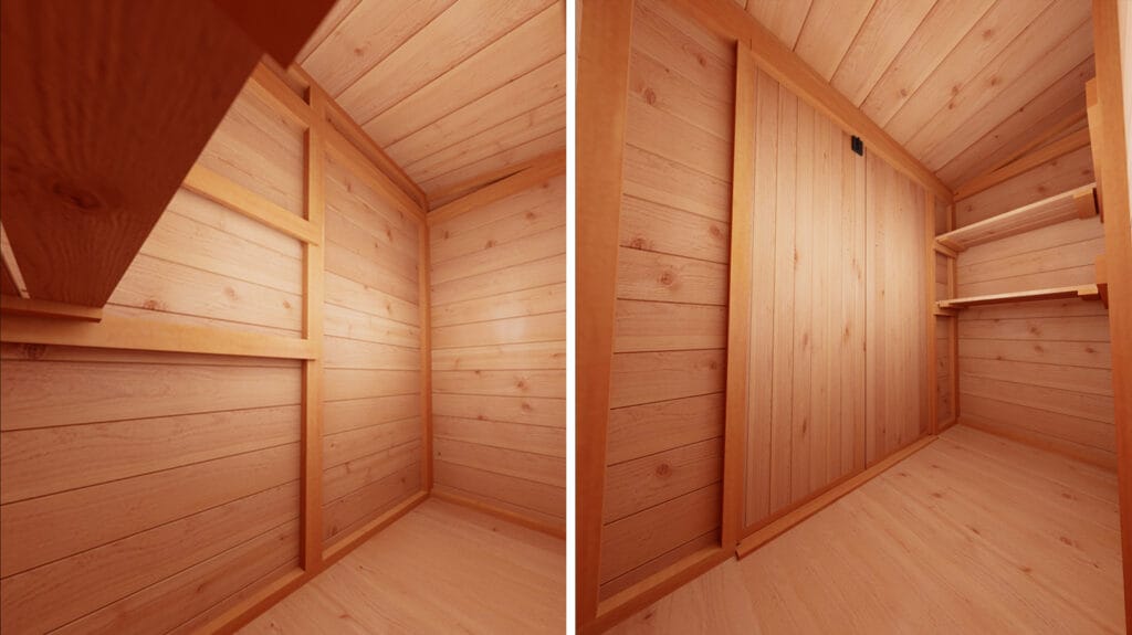 Premium 6×3 Western Red Cedar Outdoor Storage Shed