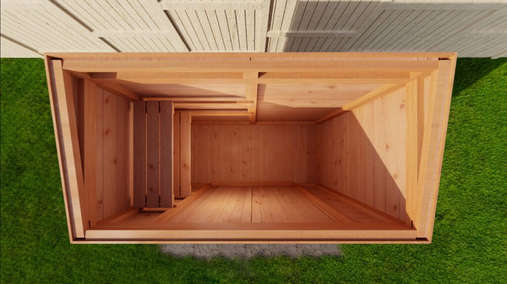 Premium 6×3 Western Red Cedar Outdoor Storage Shed