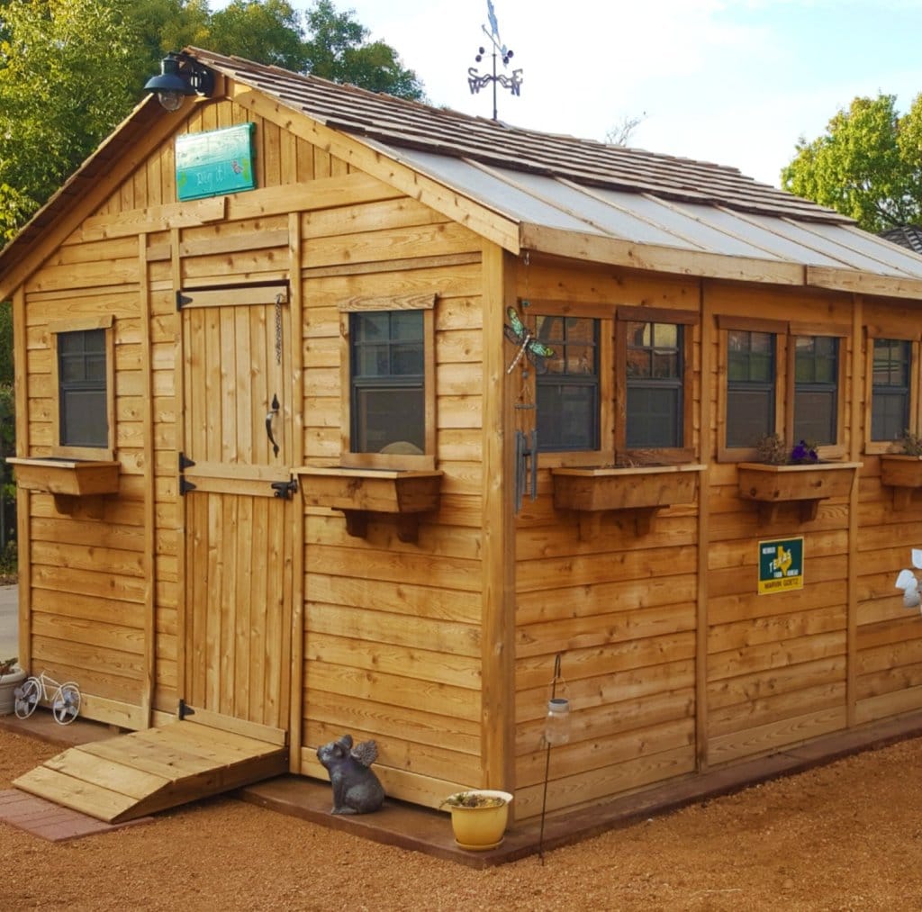 Sunshed Garden Shed 12'x12' - Outdoor Living Today