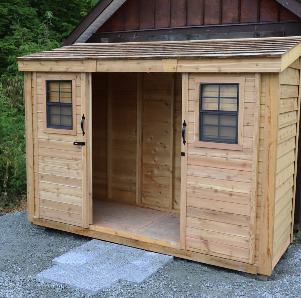 Lean to SpaceSaver Shed 12x4 | Outdoor Living Today