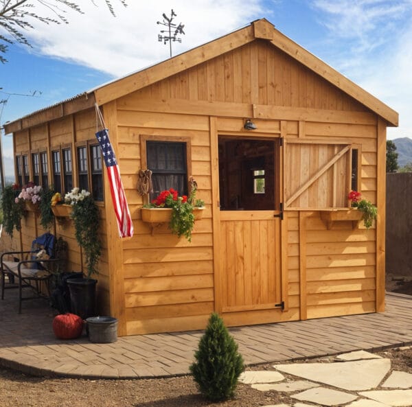 Sunshed Garden Shed 12'x16' - Outdoor Living Today