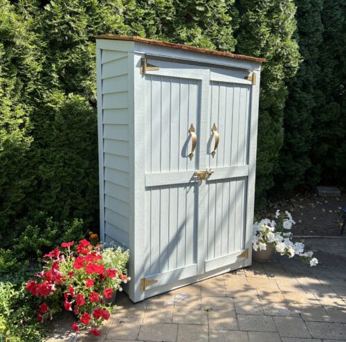 4x2 Western Red Cedar Garden Shed – Compact Outdoor Storage