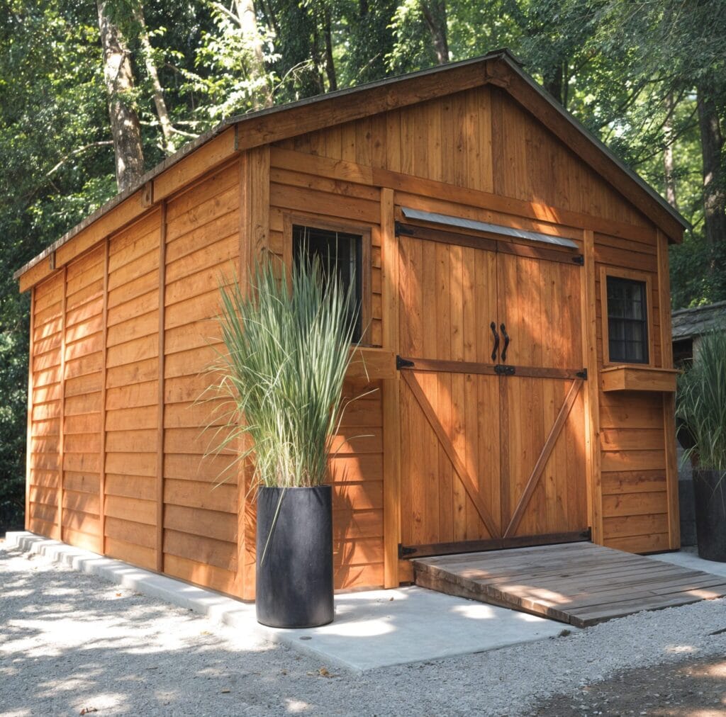 Durable 12x12 SpaceMaster Storage Shed for Your Outdoors