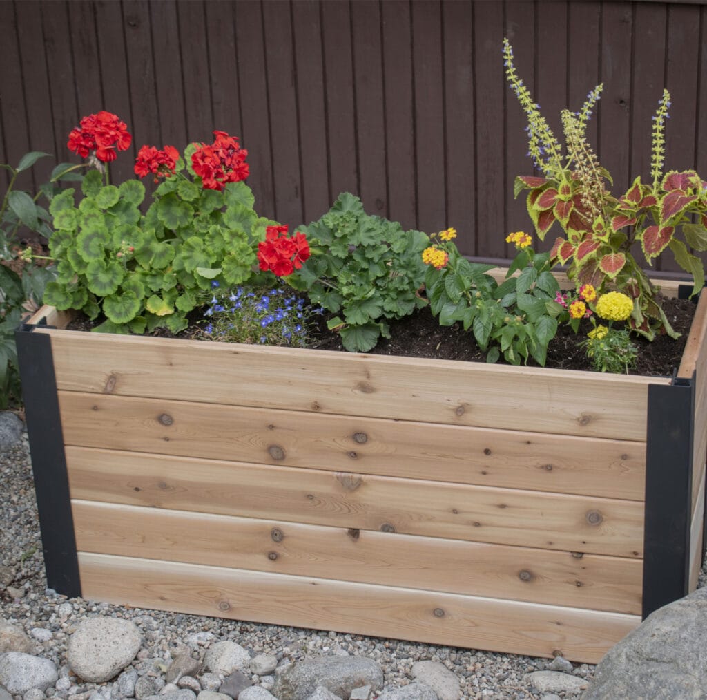 4x1.5 Urban Cedar Raised Garden Bed | Western Red Cedar