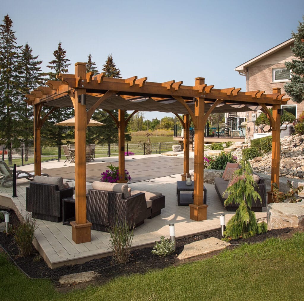 Luxurious Cedar Pergolas for Your Outdoor Retreat