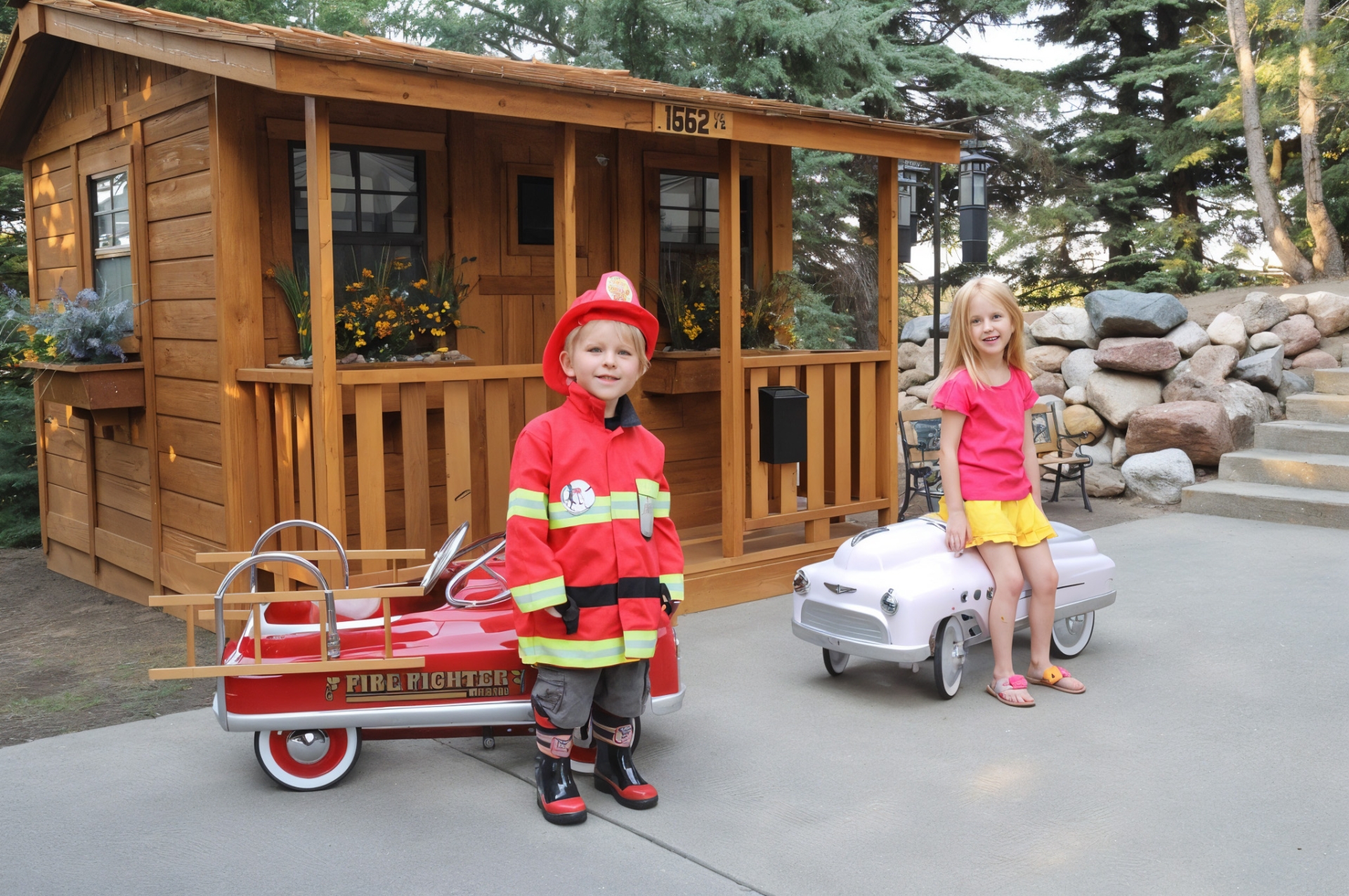Cedar Playhouses Kits